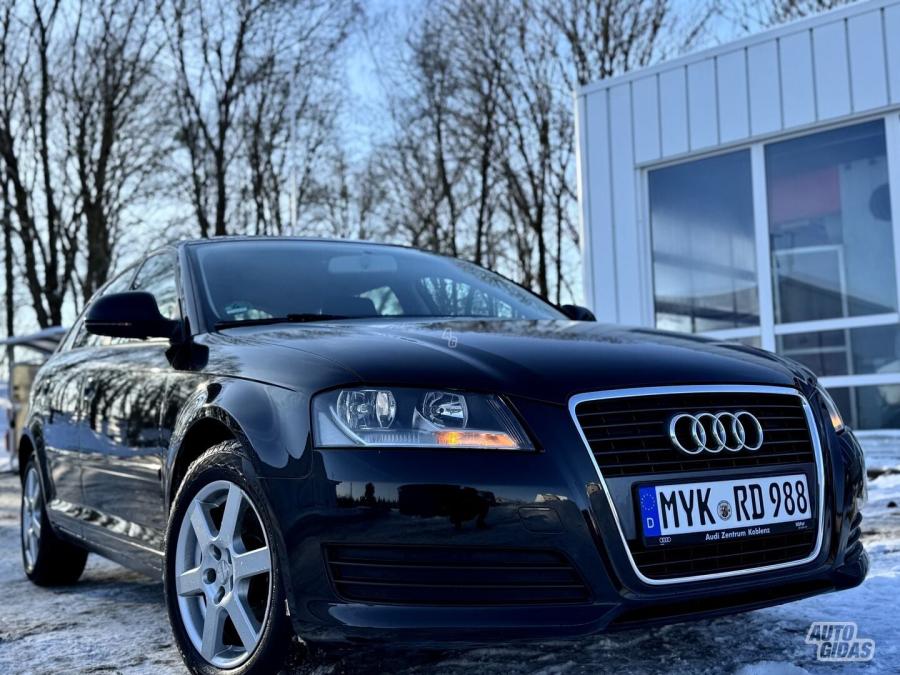 Melns Audi A3 2009 Kauņa, ar dzinēja tilpumu 1.90 L un nobraukumu 268 tūkst. km par 5150 €, foto 1 vietnē AUTOMOTO.COM.LV