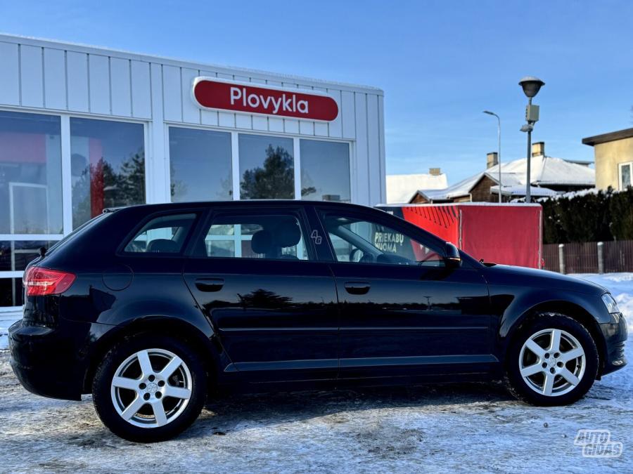 Melns Audi A3 2009 Kauņa, ar dzinēja tilpumu 1.90 L un nobraukumu 268 tūkst. km par 5150 €, foto 4 vietnē AUTOMOTO.COM.LV