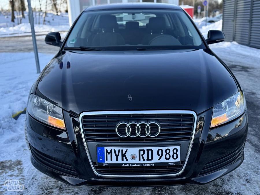 Black Audi A3 2009 in Kaunas, with an engine capacity of 1.90 L and mileage of 268 thousand km for 4650 €, photo 3 on AUTOMOTO.COM.LV