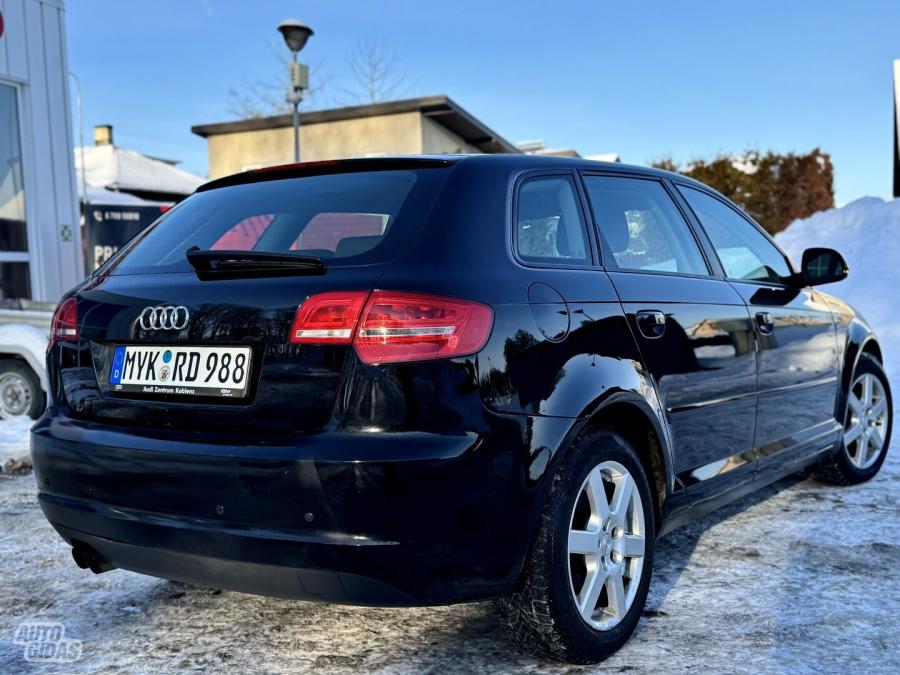 Black Audi A3 2009 in Kaunas, with an engine capacity of 1.90 L and mileage of 268 thousand km for 4650 €, photo 4 on AUTOMOTO.COM.LV