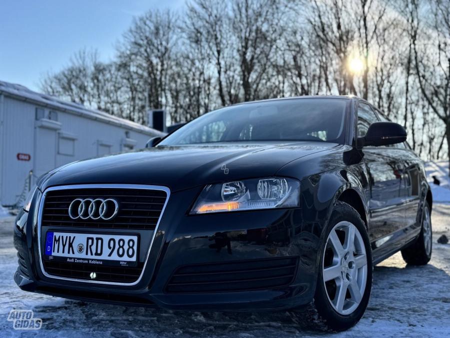 Black Audi A3 2009 in Kaunas, with an engine capacity of 1.90 L and mileage of 268 thousand km for 4650 €, photo 6 on AUTOMOTO.COM.LV