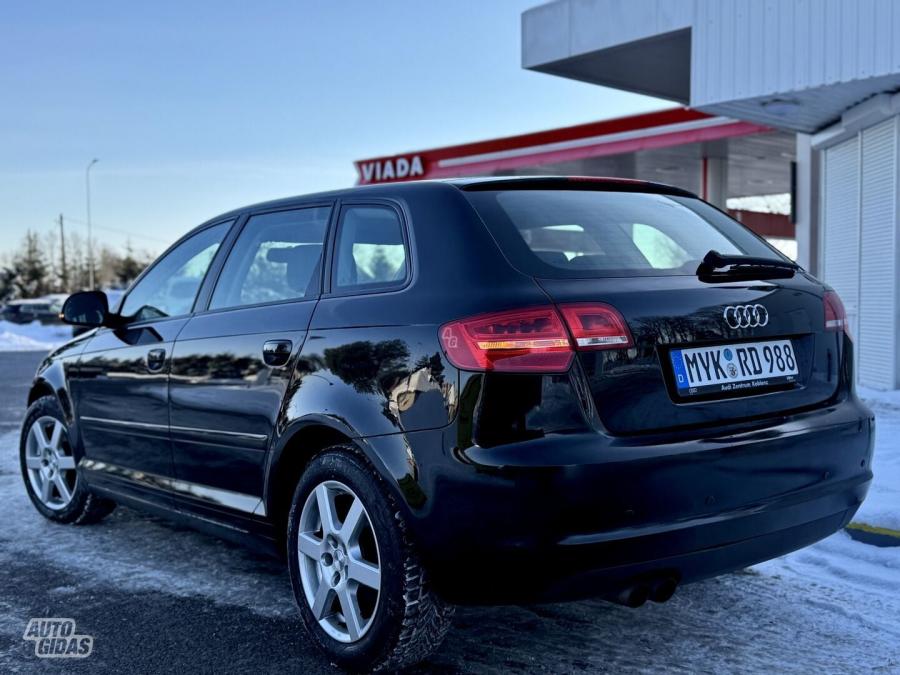 Black Audi A3 2009 in Kaunas, with an engine capacity of 1.90 L and mileage of 268 thousand km for 4650 €, photo 7 on AUTOMOTO.COM.LV