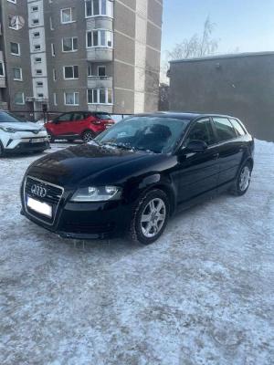 Black Audi A3 2009 in Vilnius, with an engine capacity of 2.00 L and mileage of 280 thousand km for 3550 €, photo  on AUTOMOTO.COM.LV