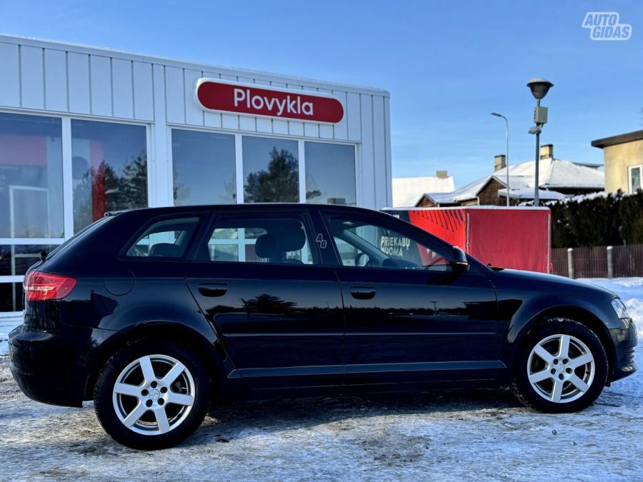 Melns Audi A3 2009 Kauņa, ar dzinēja tilpumu 1.90 L un nobraukumu 268 tūkst. km par 4650 €, foto 2 vietnē AUTOMOTO.COM.LV