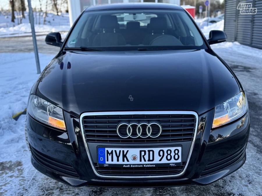 Melns Audi A3 2009 Kauņa, ar dzinēja tilpumu 1.90 L un nobraukumu 268 tūkst. km par 4850 €, foto 2 vietnē AUTOMOTO.COM.LV