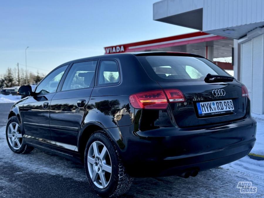 Melns Audi A3 2009 Kauņa, ar dzinēja tilpumu 1.90 L un nobraukumu 268 tūkst. km par 4850 €, foto 5 vietnē AUTOMOTO.COM.LV