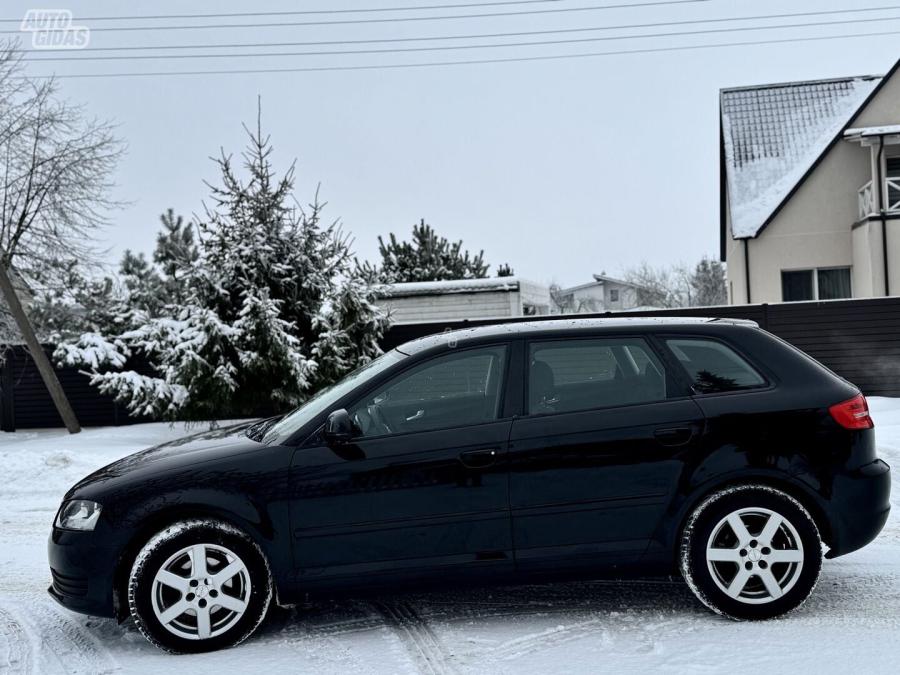Black Audi A3 2009 in Kaunas, with an engine capacity of 1.90 L and mileage of 268 thousand km for 4850 €, photo 3 on AUTOMOTO.COM.LV