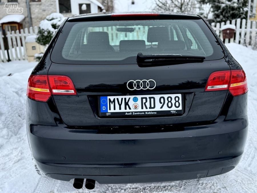 Black Audi A3 2009 in Kaunas, with an engine capacity of 1.90 L and mileage of 268 thousand km for 4850 €, photo 6 on AUTOMOTO.COM.LV