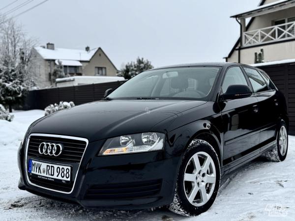 Melns Audi A3 2009 Kauņa, ar dzinēja tilpumu 1.90 L un nobraukumu 268 tūkst. km par 4250 €, foto 1 vietnē AUTOMOTO.COM.LV