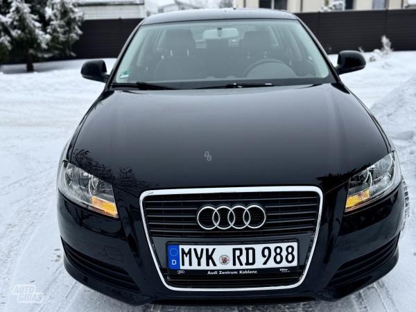 Melns Audi A3 2009 Kauņa, ar dzinēja tilpumu 1.90 L un nobraukumu 268 tūkst. km par 3999 €, foto 1 vietnē AUTOMOTO.COM.LV