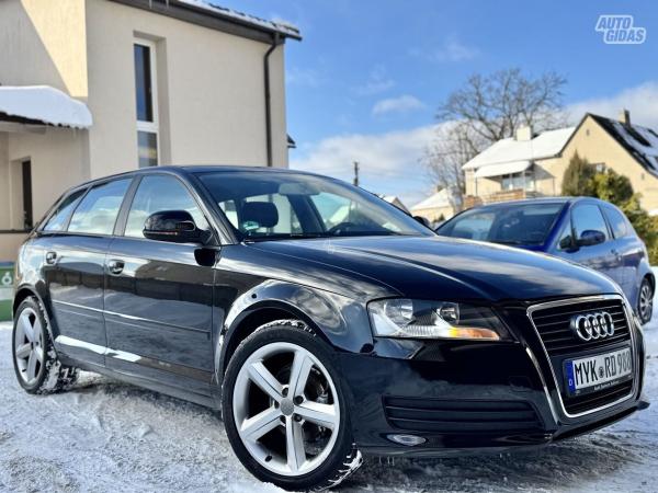 Melns Audi A3 2009 Kauņa, ar dzinēja tilpumu 1.90 L un nobraukumu 268 tūkst. km par 4650 €, foto 1 vietnē AUTOMOTO.COM.LV