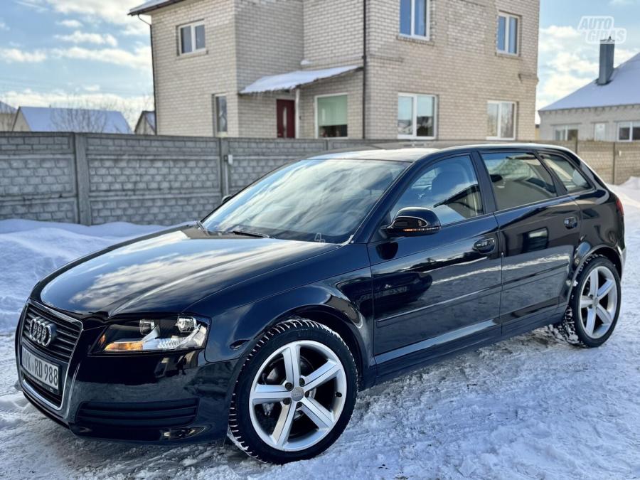 Black Audi A3 2009 in Kaunas, with an engine capacity of 1.90 L and mileage of 268 thousand km for 4650 €, photo 2 on AUTOMOTO.COM.LV