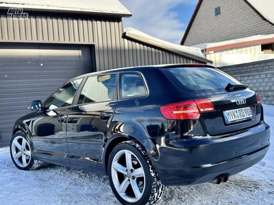 Black Audi A3 2009 in Kaunas, with an engine capacity of 1.90 L and mileage of 268 thousand km for 4650 €, photo 5 on AUTOMOTO.COM.LV