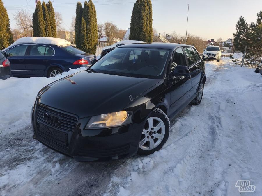 Melns Audi A3 2009 Jurbarkas, ar dzinēja tilpumu 2.00 L un nobraukumu 266 tūkst. km par 3400 €, foto 2 vietnē AUTOMOTO.COM.LV
