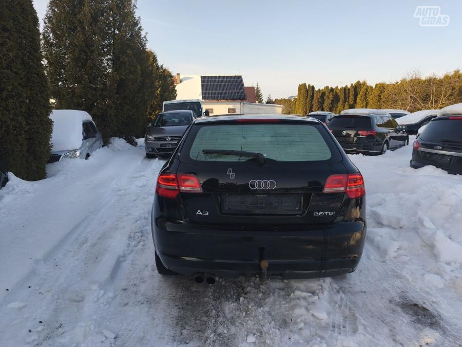 Melns Audi A3 2009 Jurbarkas, ar dzinēja tilpumu 2.00 L un nobraukumu 266 tūkst. km par 3400 €, foto 6 vietnē AUTOMOTO.COM.LV
