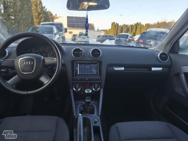 Black Audi A3 2009 in Jurbarkas, with an engine capacity of 2.00 L and mileage of 266 thousand km for 3400 €, photo 10 on AUTOMOTO.COM.LV
