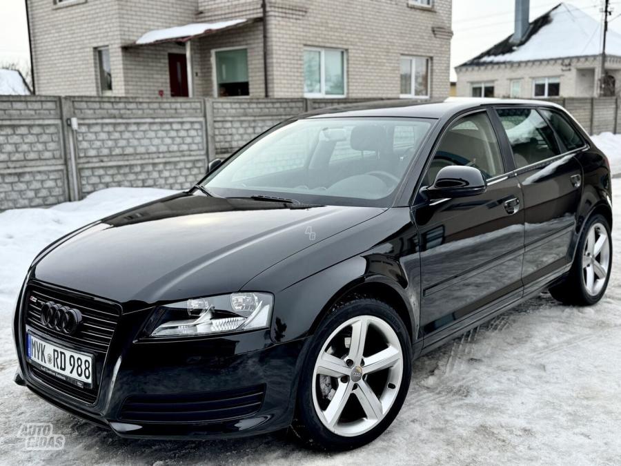 Melns Audi A3 2009 Kauņa, ar dzinēja tilpumu 1.90 L un nobraukumu 267 tūkst. km par 5450 €, foto 2 vietnē AUTOMOTO.COM.LV