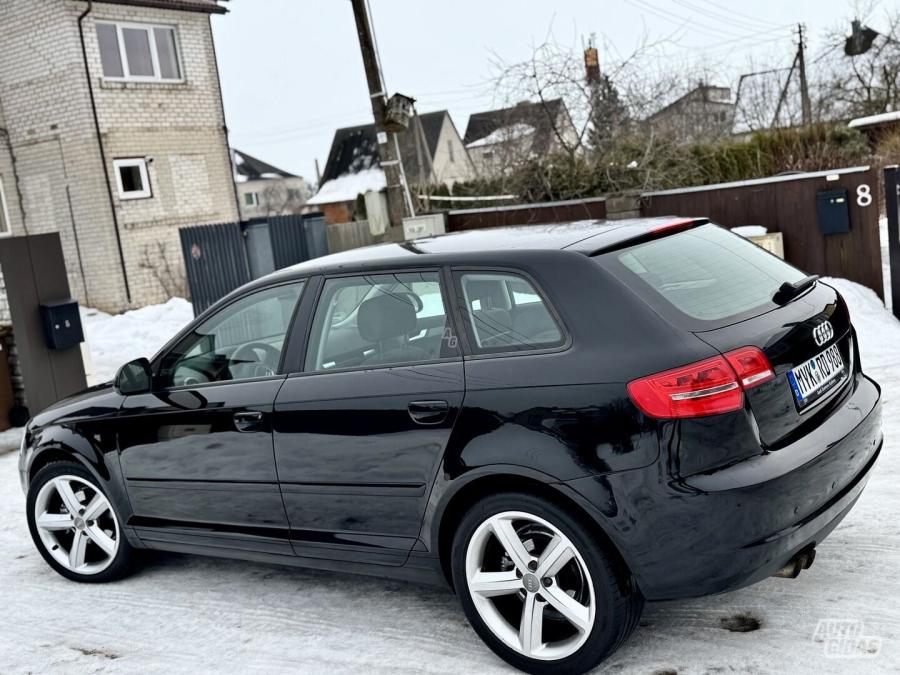 Melns Audi A3 2009 Kauņa, ar dzinēja tilpumu 1.90 L un nobraukumu 267 tūkst. km par 5450 €, foto 4 vietnē AUTOMOTO.COM.LV