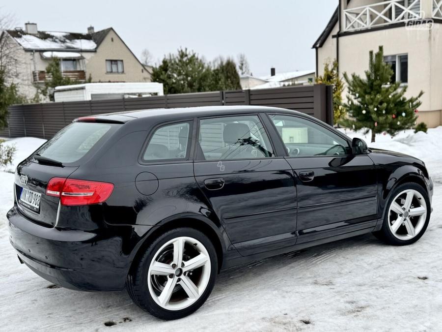 Melns Audi A3 2009 Kauņa, ar dzinēja tilpumu 1.90 L un nobraukumu 267 tūkst. km par 5450 €, foto 6 vietnē AUTOMOTO.COM.LV