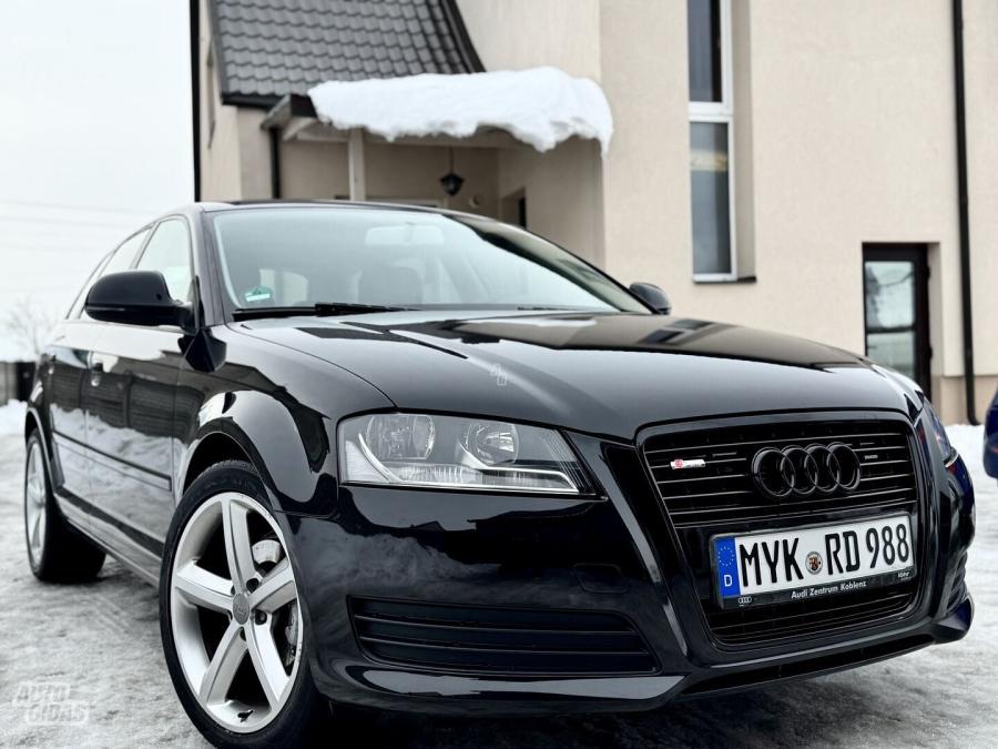 Melns Audi A3 2009 Kauņa, ar dzinēja tilpumu 1.90 L un nobraukumu 267 tūkst. km par 5450 €, foto 8 vietnē AUTOMOTO.COM.LV