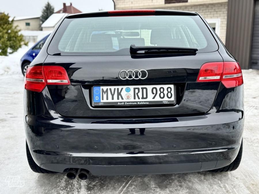 Melns Audi A3 2009 Kauņa, ar dzinēja tilpumu 1.90 L un nobraukumu 267 tūkst. km par 5450 €, foto 9 vietnē AUTOMOTO.COM.LV