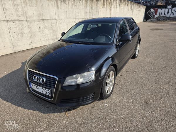 Black Audi A3 2009 in Vilnius, with an engine capacity of 2.00 L and mileage of 393 thousand km for 3100 €, photo 2 on AUTOMOTO.COM.LV