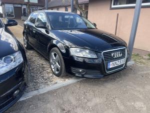 Melns Audi A3 2009 Viļņa, ar dzinēja tilpumu 1.90 L un nobraukumu 454 tūkst. km par 3599 €, foto  vietnē AUTOMOTO.COM.LV