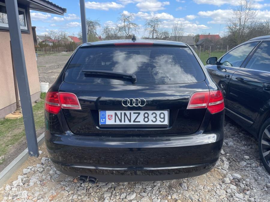 Black Audi A3 2009 in Vilnius, with an engine capacity of 1.90 L and mileage of 454 thousand km for 3599 €, photo 4 on AUTOMOTO.COM.LV