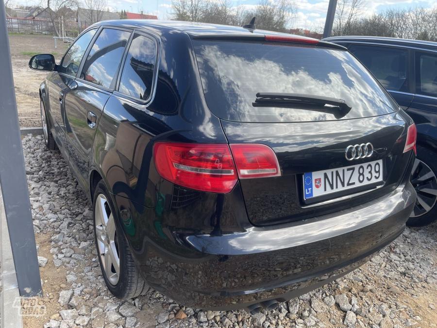 Black Audi A3 2009 in Vilnius, with an engine capacity of 1.90 L and mileage of 454 thousand km for 3599 €, photo 6 on AUTOMOTO.COM.LV