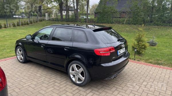 Melns Audi A3 2009 Tukums, ar dzinēja tilpumu 2.00 L un nobraukumu 316 tūkst. km par 5990 €, foto 3 vietnē AUTOMOTO.COM.LV