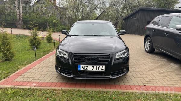 Черный Ауди А3 2009 в Тукумс, объемом двигателя 2.00 л и пробегом 316 тыс. км за 5800 €, фото 1 на AUTOMOTO.COM.LV