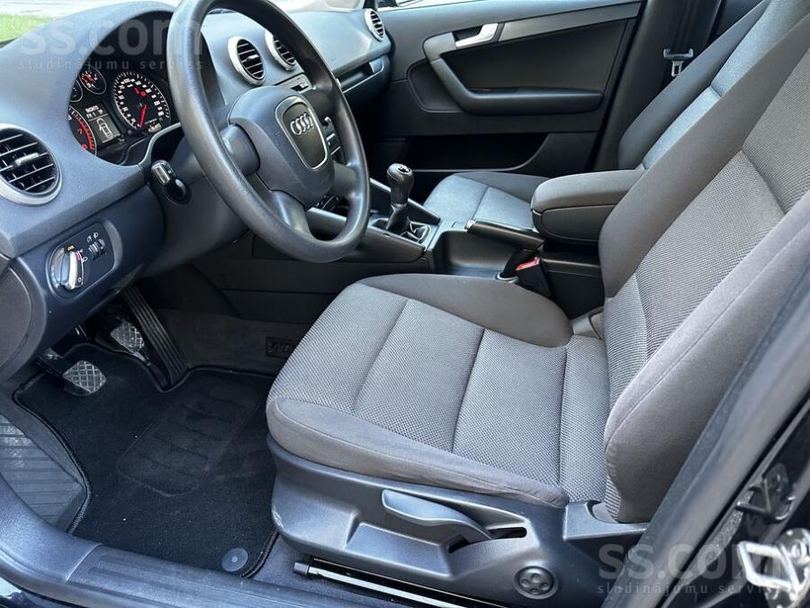 Melns Audi A3 2009 Jūrmala, ar dzinēja tilpumu 1.40 L un nobraukumu 151 tūkst. km par 4990 €, foto 19 vietnē AUTOMOTO.COM.LV