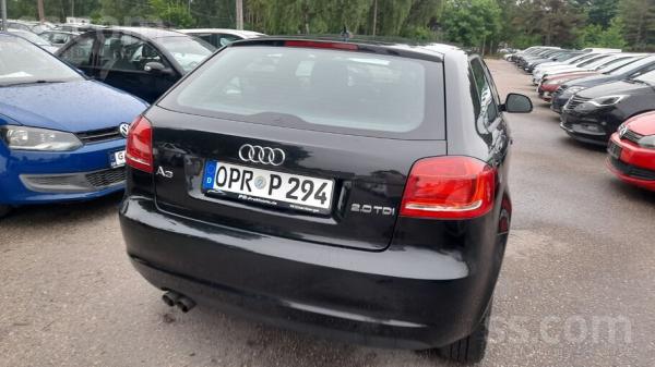 Black Audi A3 2009 in Riga, with an engine capacity of 2.00 L and mileage of 285 thousand km for 4200 €, photo 6 on AUTOMOTO.COM.LV