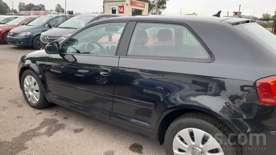 Black Audi A3 2009 in Riga, with an engine capacity of 2.00 L and mileage of 285 thousand km for 4200 €, photo 10 on AUTOMOTO.COM.LV