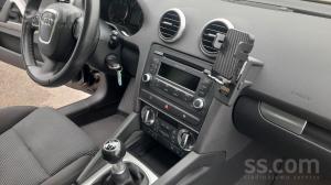 Black Audi A3 2009 in Riga, with an engine capacity of 2.00 L and mileage of 285 thousand km for 4200 €, photo 14 on AUTOMOTO.COM.LV
