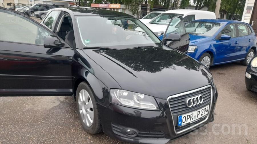 Black Audi A3 2009 in Riga, with an engine capacity of 2.00 L and mileage of 285 thousand km for 4200 €, photo 26 on AUTOMOTO.COM.LV