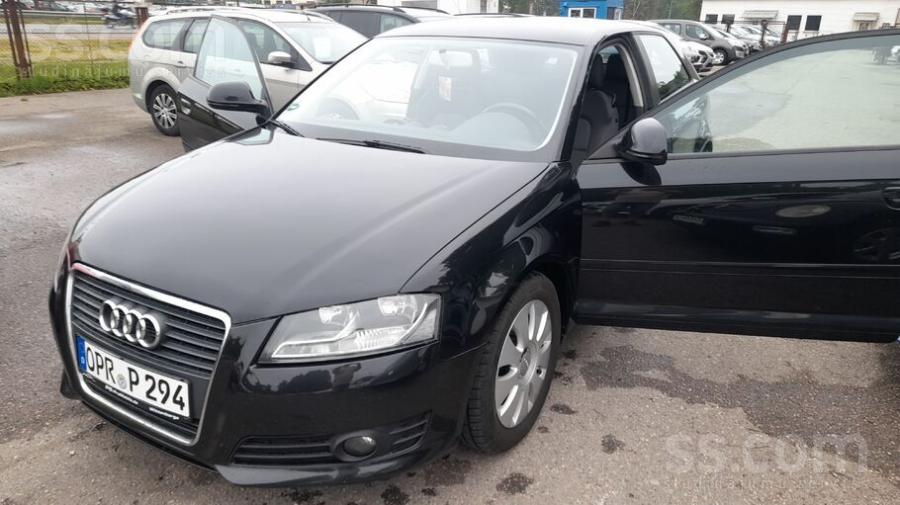 Black Audi A3 2009 in Riga, with an engine capacity of 2.00 L and mileage of 285 thousand km for 4200 €, photo 27 on AUTOMOTO.COM.LV