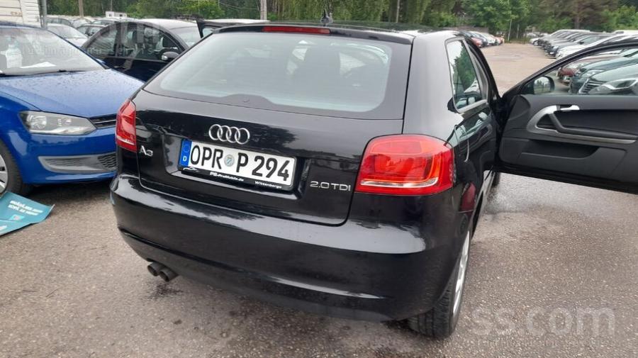 Black Audi A3 2009 in Riga, with an engine capacity of 2.00 L and mileage of 285 thousand km for 4200 €, photo 29 on AUTOMOTO.COM.LV