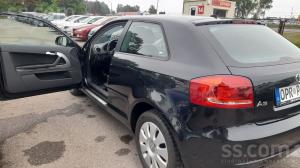 Black Audi A3 2009 in Riga, with an engine capacity of 2.00 L and mileage of 285 thousand km for 4200 €, photo 30 on AUTOMOTO.COM.LV