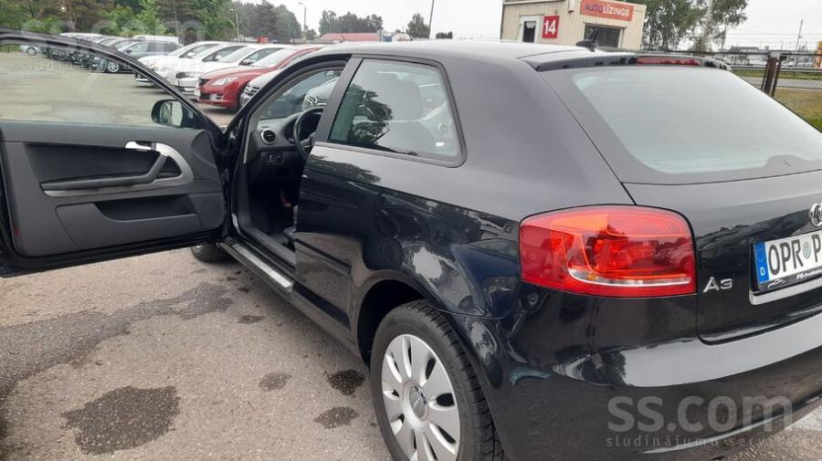 Black Audi A3 2009 in Riga, with an engine capacity of 2.00 L and mileage of 285 thousand km for 4200 €, photo 30 on AUTOMOTO.COM.LV