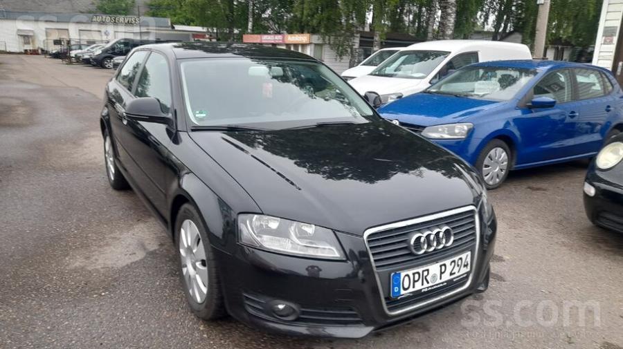 Black Audi A3 2009 in Riga, with an engine capacity of 2.00 L and mileage of 285 thousand km for 4200 €, photo 32 on AUTOMOTO.COM.LV