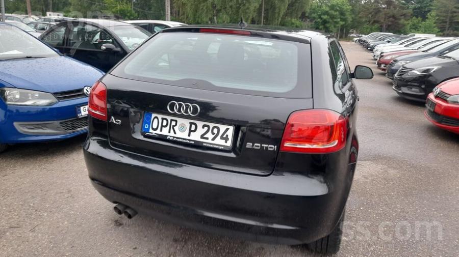 Black Audi A3 2009 in Riga, with an engine capacity of 2.00 L and mileage of 285 thousand km for 4200 €, photo 36 on AUTOMOTO.COM.LV