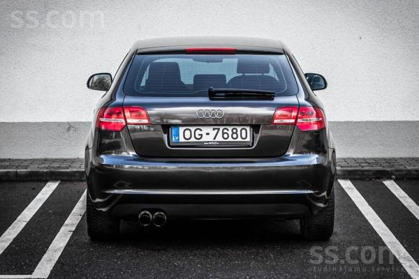 Melns Audi A3 2009 Rīga, ar dzinēja tilpumu 1.90 L un nobraukumu 0 tūkst. km par 5590 €, foto 5 vietnē AUTOMOTO.COM.LV
