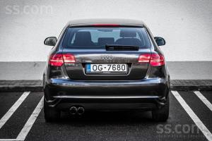 Black Audi A3 2009 in Riga, with an engine capacity of 1.90 L and mileage of 0 thousand km for 5590 €, photo 6 on AUTOMOTO.COM.LV