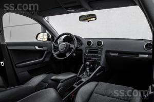 Black Audi A3 2009 in Riga, with an engine capacity of 1.90 L and mileage of 0 thousand km for 5590 €, photo 12 on AUTOMOTO.COM.LV