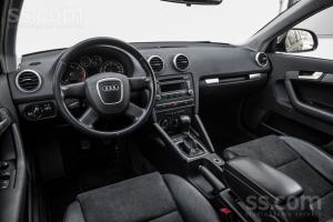Black Audi A3 2009 in Riga, with an engine capacity of 1.90 L and mileage of 0 thousand km for 5590 €, photo 15 on AUTOMOTO.COM.LV
