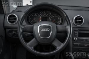Black Audi A3 2009 in Riga, with an engine capacity of 1.90 L and mileage of 0 thousand km for 5590 €, photo 18 on AUTOMOTO.COM.LV