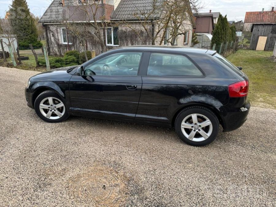 Black Audi A3 2009 in Ludza, with an engine capacity of 1.90 L and mileage of 0 thousand km for 4000 €, photo 8 on AUTOMOTO.COM.LV