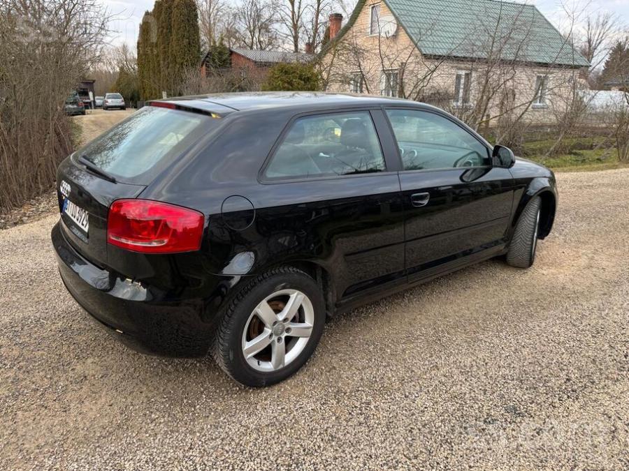 Black Audi A3 2009 in Ludza, with an engine capacity of 1.90 L and mileage of 0 thousand km for 4000 €, photo 11 on AUTOMOTO.COM.LV