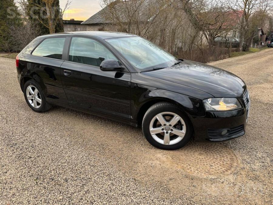 Black Audi A3 2009 in Ludza, with an engine capacity of 1.90 L and mileage of 0 thousand km for 4000 €, photo 12 on AUTOMOTO.COM.LV